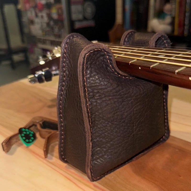 Leather Guitar Mat - Etsy