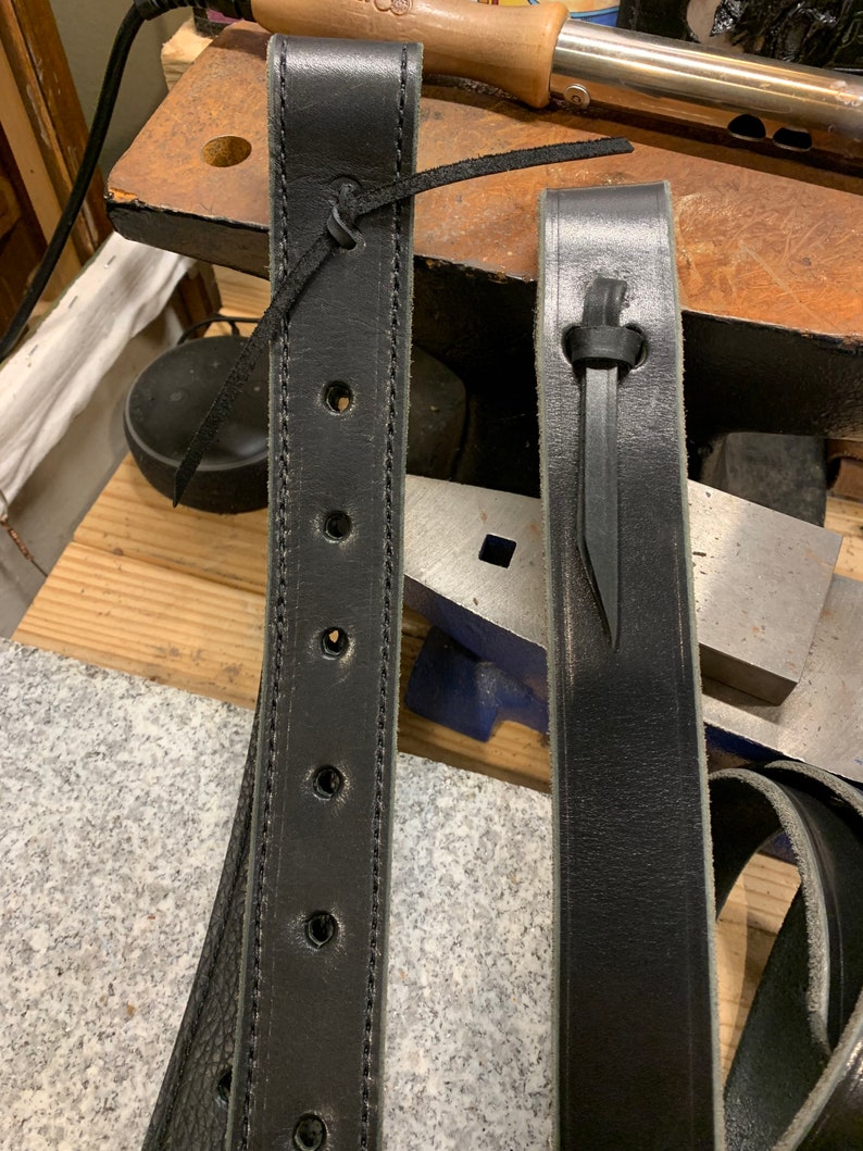 Leather Latigo and Double off Billet Lined, Full Grain Leather, Amish ...