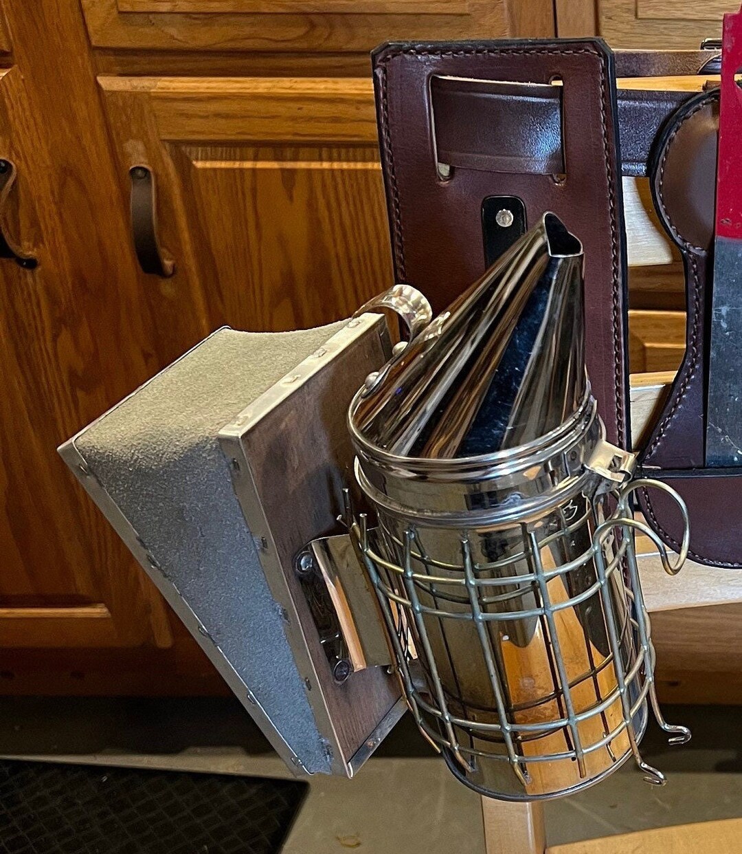 Beekeeping Smoker Holder for Beekeeper Tool Belt, Apiary Work, Amish ...