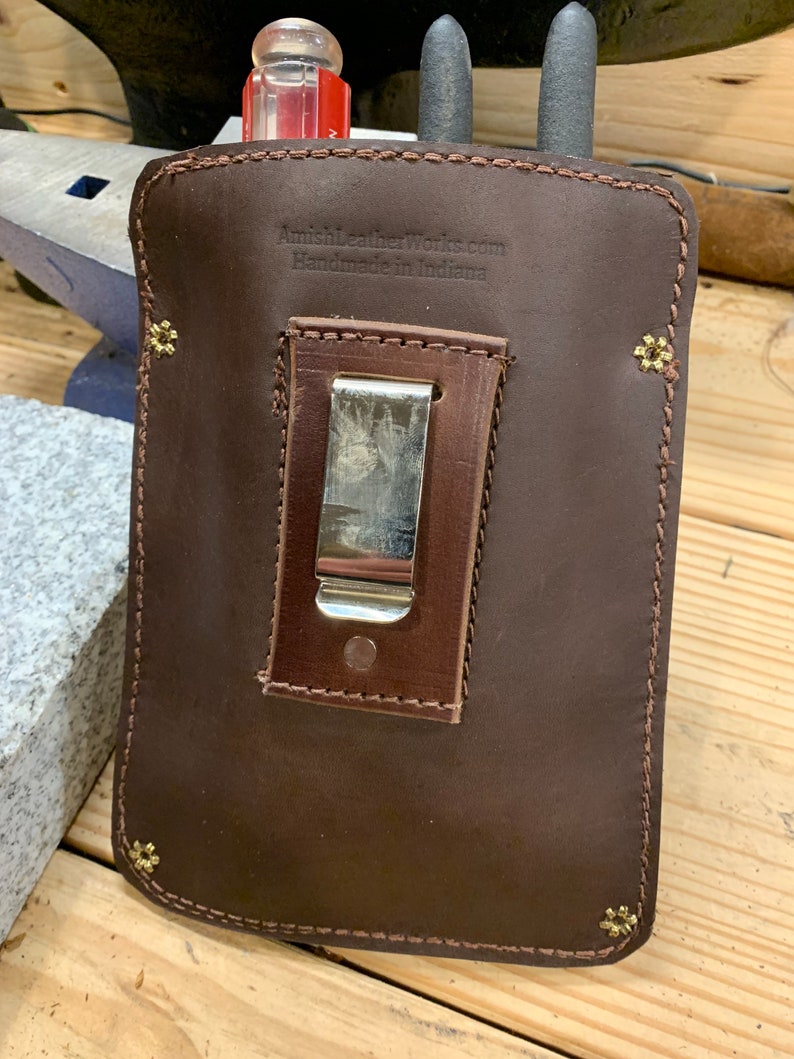 Leather Utility Tool Pouch - Brown or Black Plier Holder - Multi Tool ...