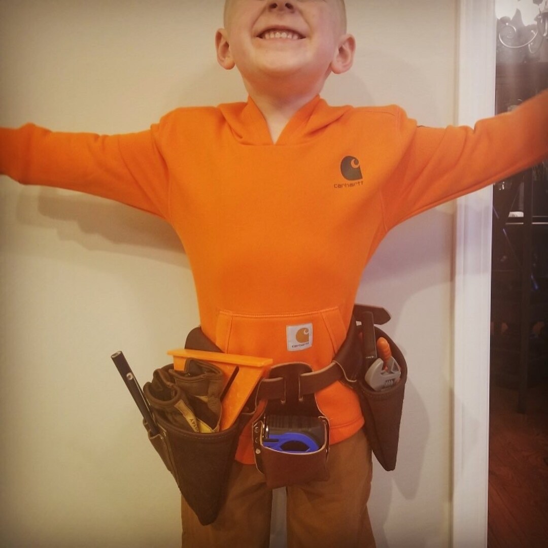 Kids Leather Tool Belt Childs Youth Size Youth Handmade Tool Bags Made ...