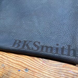 Leather Money Bag, Personalized Bank Cash Pouch, Handmade Full Grain ...