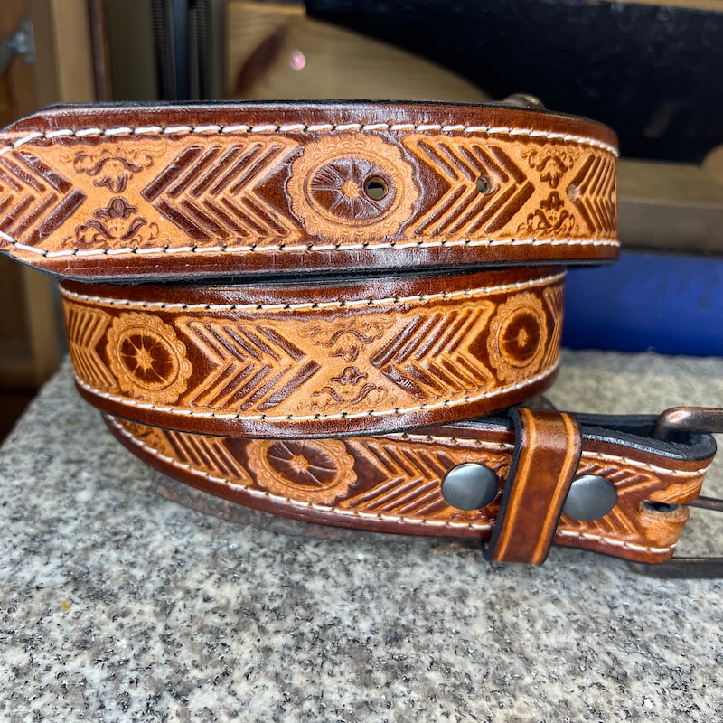 Embossed Belts - Etsy