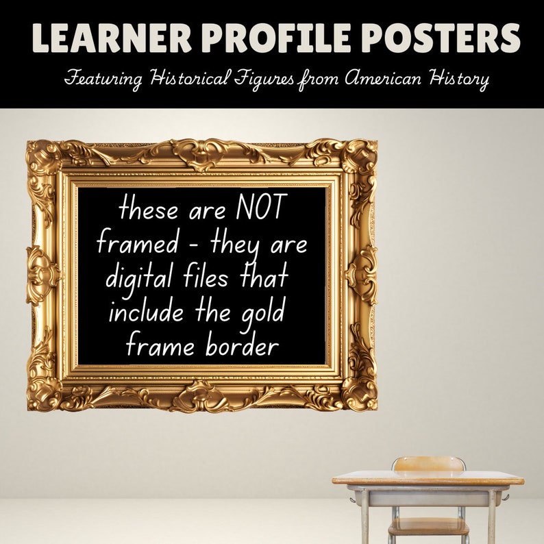 Learner Profile Posters IB PYP Classroom Decoration Historical Figures ...