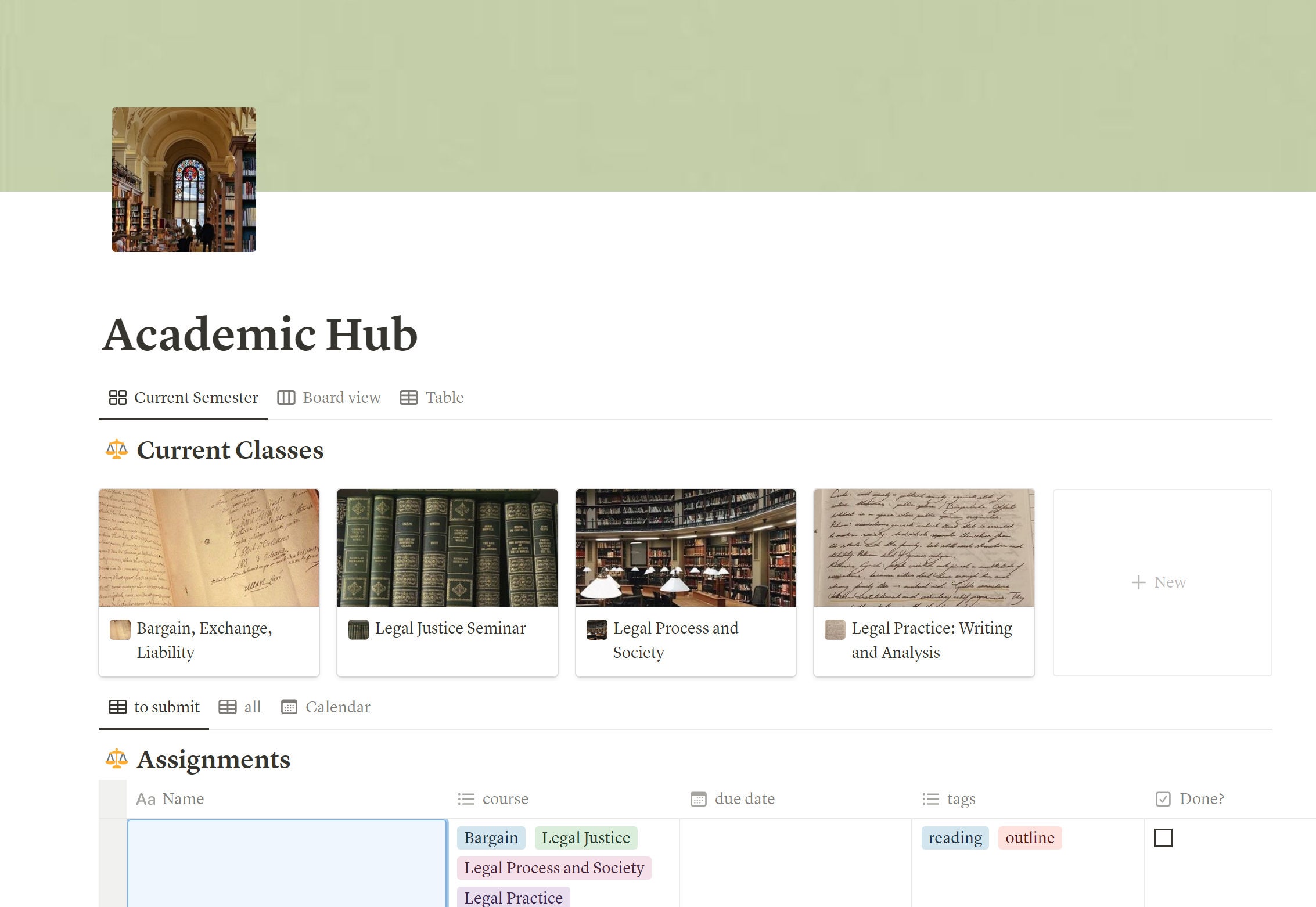 Ultimate Notion Law School Planner Digital Student Planner Notion Study ...