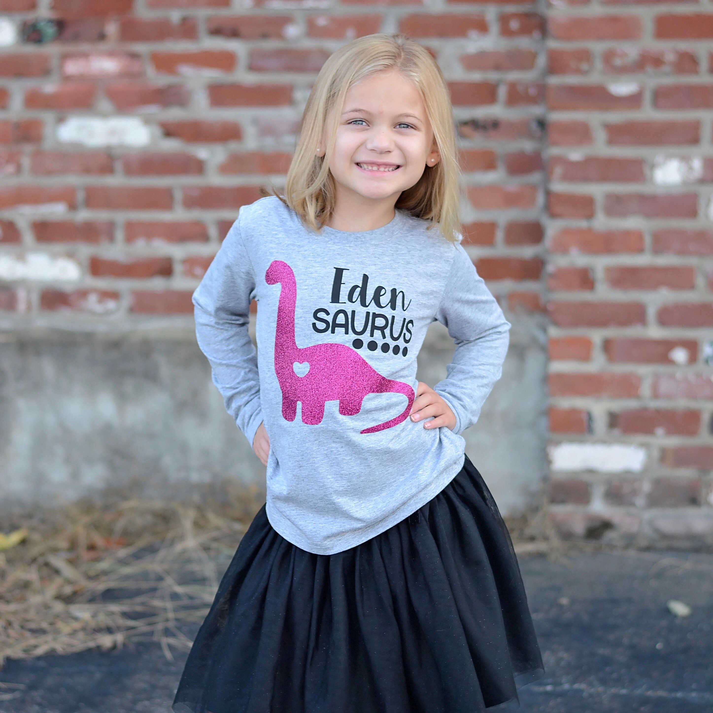 Girl Dinosaur Shirt Dinosaur Shirt Dinosaur Tshirt | Etsy