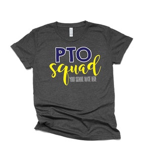 Pta Shirt Pto Shirt Pta Squad Pto Squad Shirt for Pto - Etsy