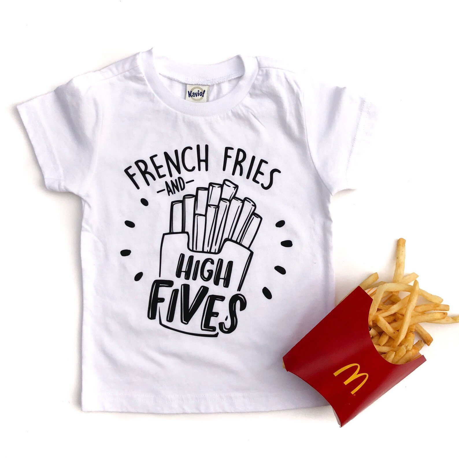 French Fries and High Fives French Fry French Fry Shirt | Etsy