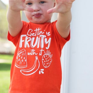 Getting Fruity With It Fruity Shirt Fruit Shirt Fruit - Etsy