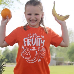 Getting Fruity With It Fruity Shirt Fruit Shirt Fruit - Etsy