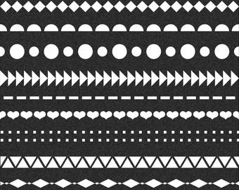 Digital Borders Geometric Borders 12 Inch Border Frame | Etsy