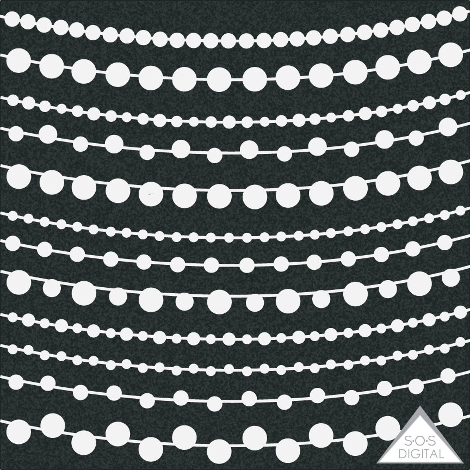 String Lights Clipart, Light Strings, White Light Strings, PNG Lights ...