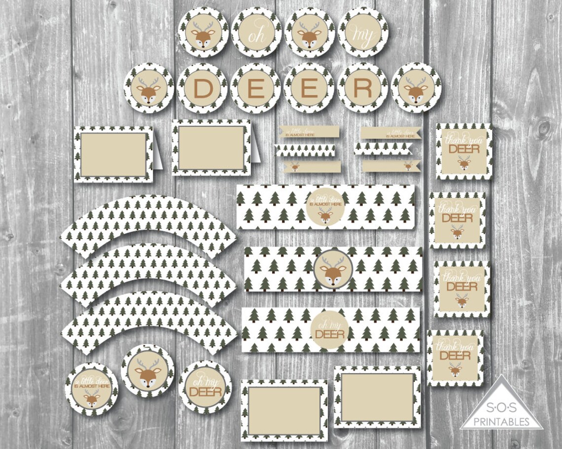 Complete Party Template Kit, PDF Files, Start Your Own Printable Party ...