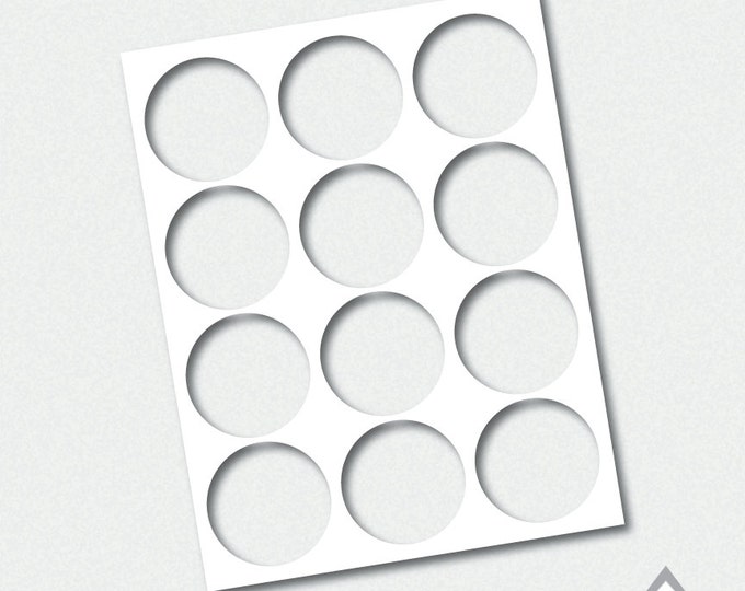2.5 Inch Circle Template, Party Printable Template, PNG Template File ...