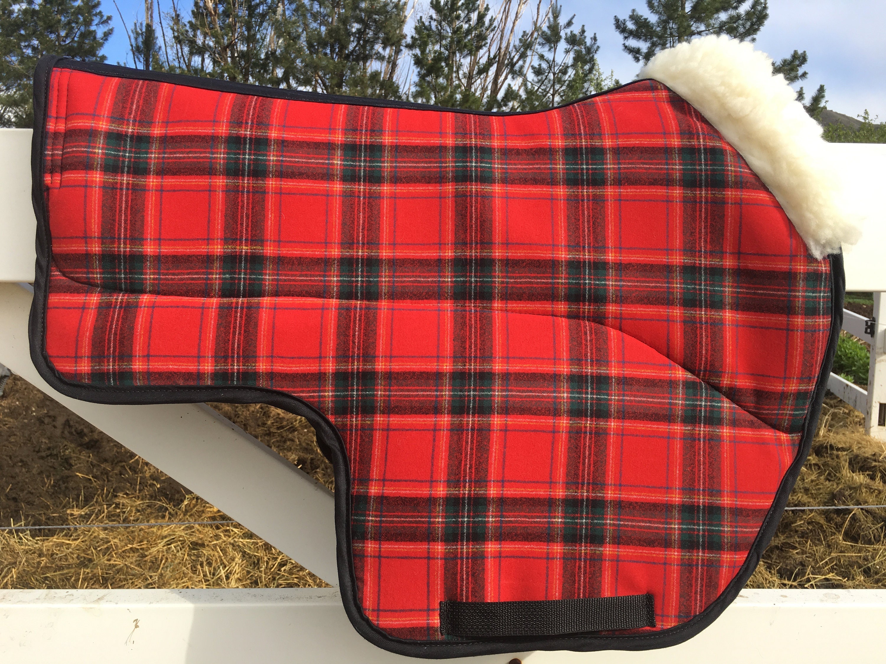 Blackwatch Plaid Saddle Pad