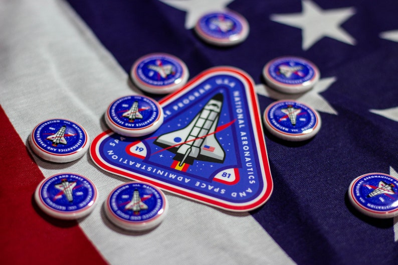 NASA Space Shuttle Program Tribute Pinback Button 1981-2011 | Etsy