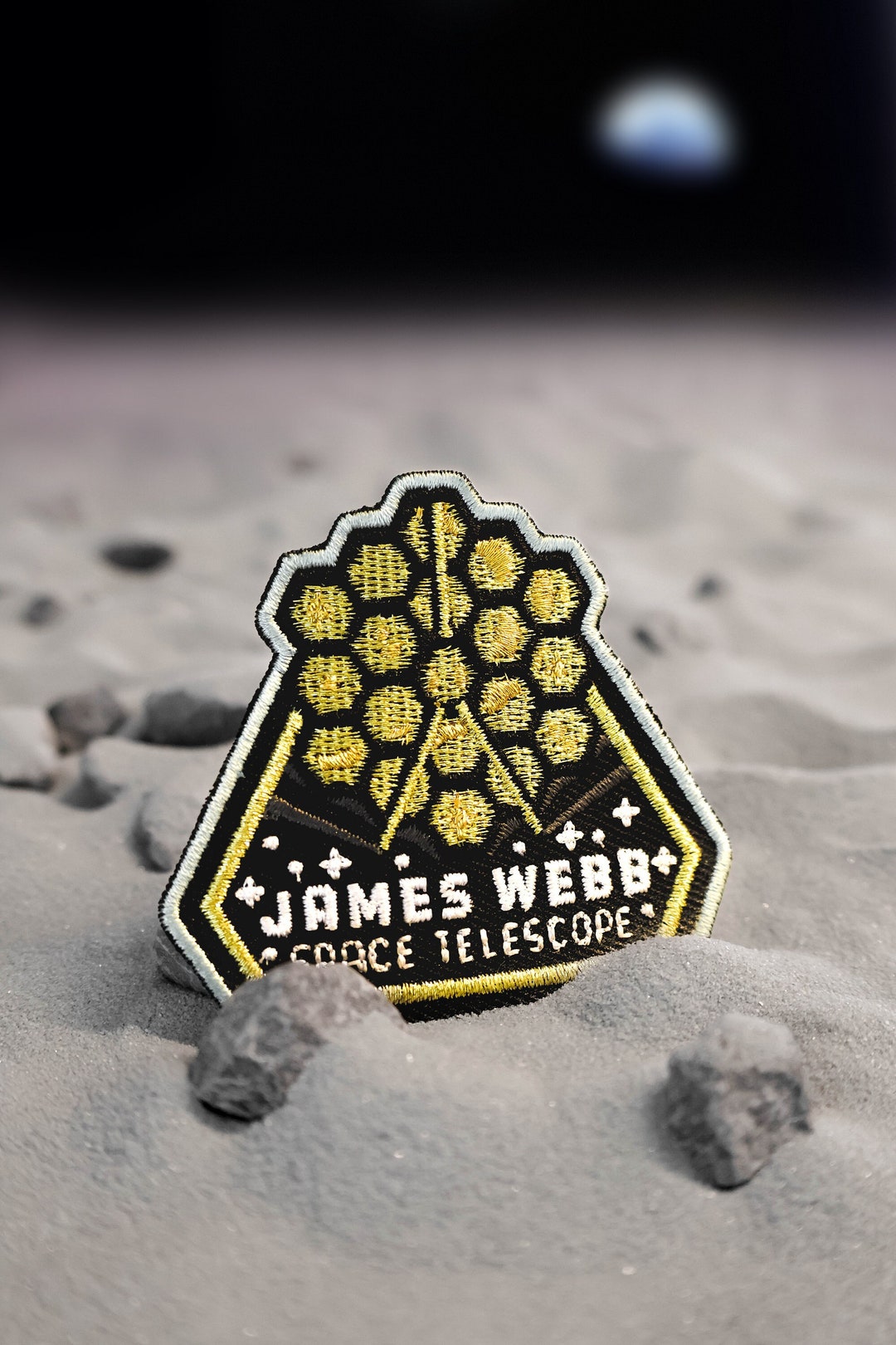 NASA James Webb Space Telescope Embroidered Patch - Gold Stitching 2 ...