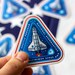 NASA Space Shuttle Sticker - Matte Vinyl - 3 X 3 Inch - Outer Space ...