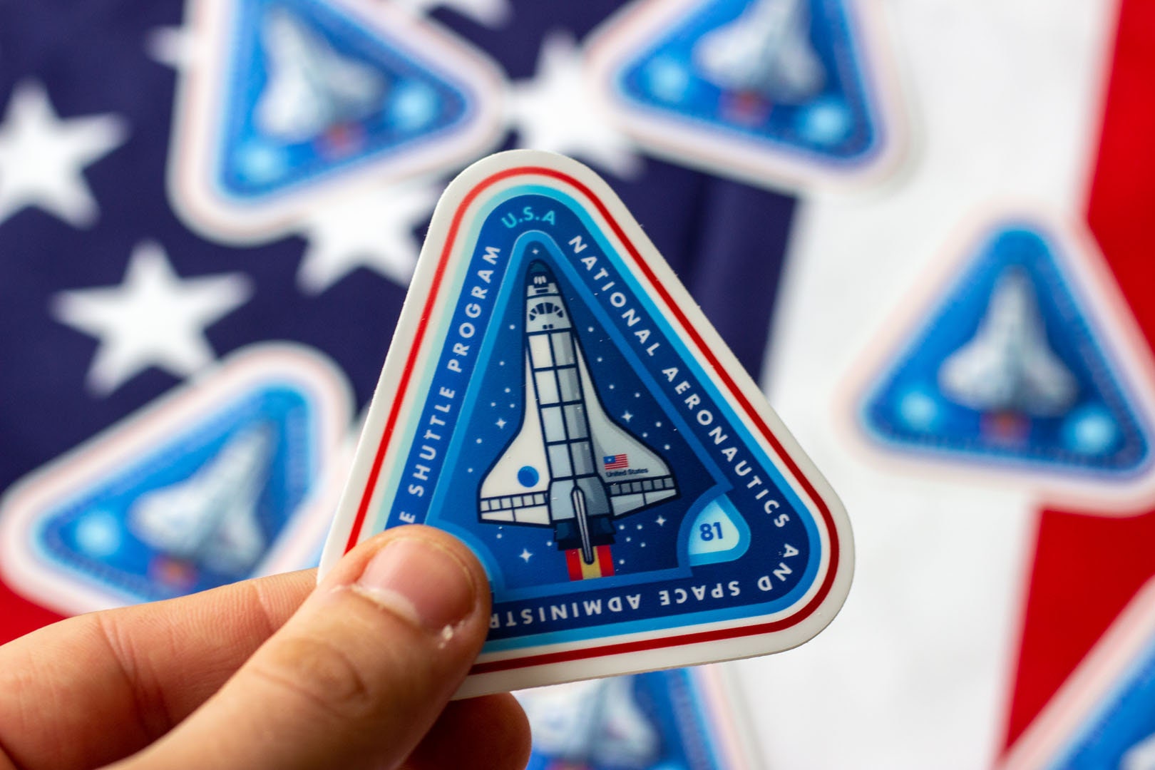 NASA Space Shuttle Sticker Matte Vinyl 3 X 3 Inch Outer - Etsy Canada