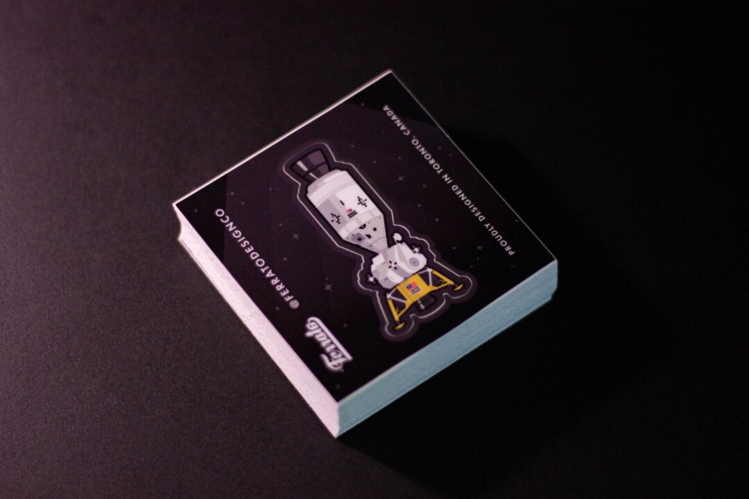 NASA Lunar Lander Sticker - Matte Vinyl - Outer Space Laptop Decal ...