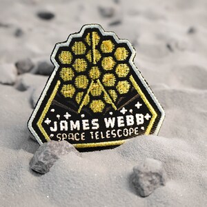 NASA James Webb Space Telescope Embroidered Patch - Gold Stitching 2 ...