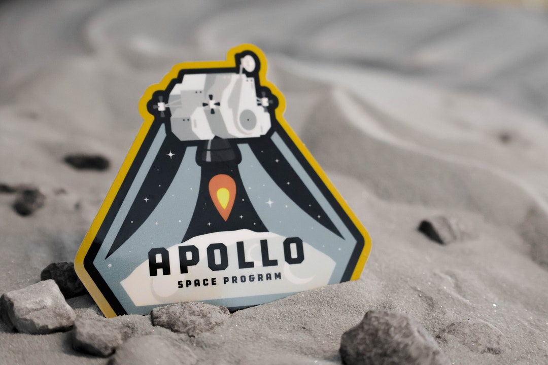 Apollo Space Program Vinyl Sticker Mission Patch - 2.5'x2.5' Laptop ...