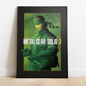 Metal Gear Solid 3 Snake Eater Poster - 12 X18 Inch - Jungle Survival ...