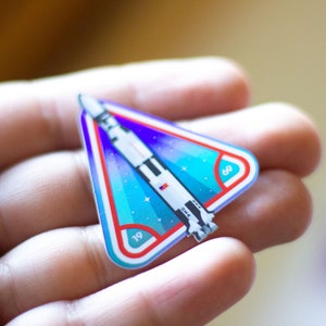 NASA Saturn V Apollo Sticker Holographic Vinyl 2 X 2 Inch - Etsy Canada