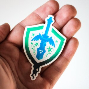 Legend of Zelda Decayed Master Sword - Clear Vinyl - 2 X 3 Inch - Links ...