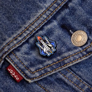 NASA Space Shuttle Enamel Pin - 1" Soft Enamel Pin - Space Exploration ...
