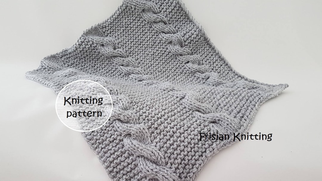 Pattern Baby Blanket // Cable Knitting Pattern //baby Blanket // Throw ...