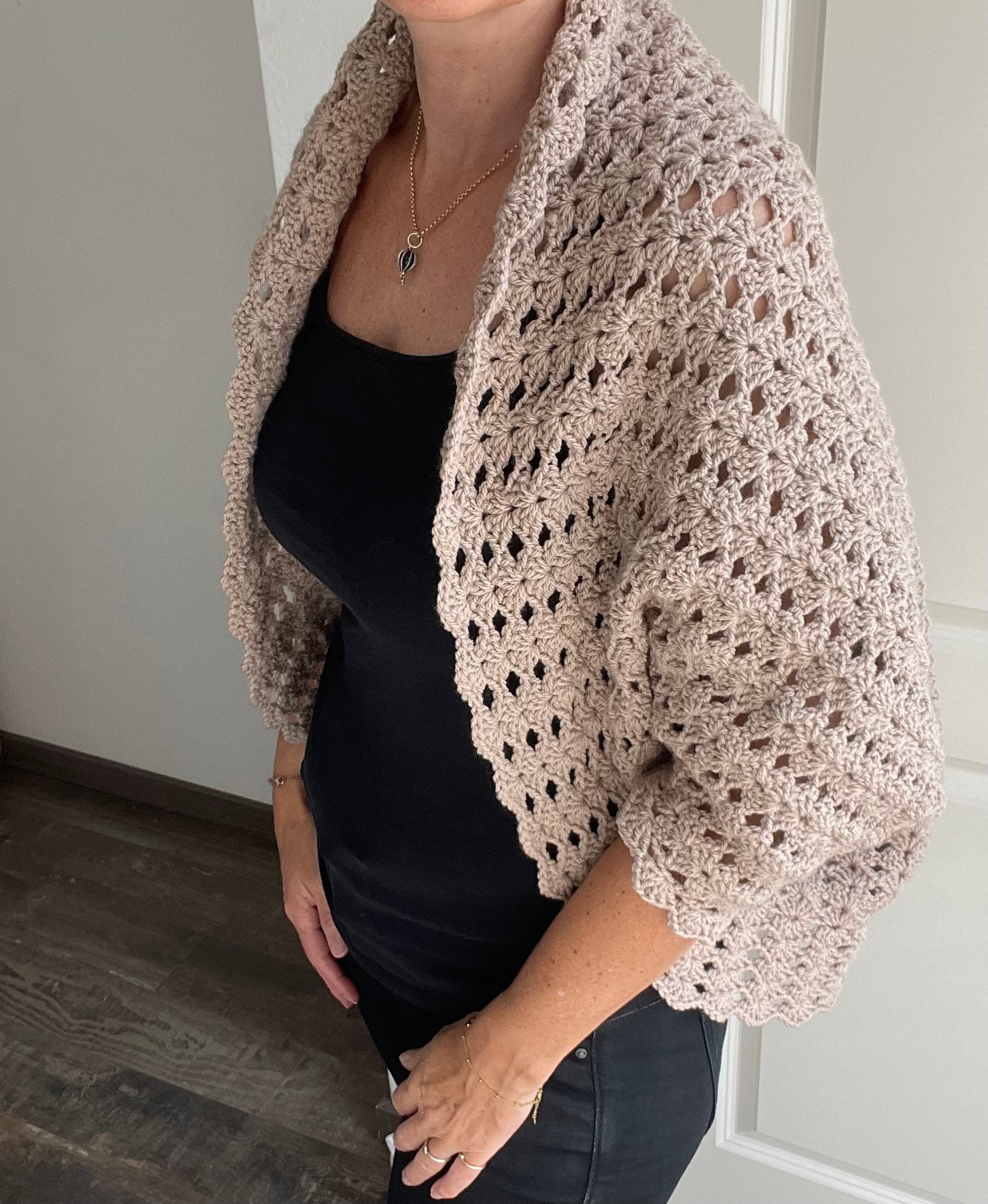 Haak patroon bolero 'Toscana' // Nederlands patroon // - Etsy Nederland