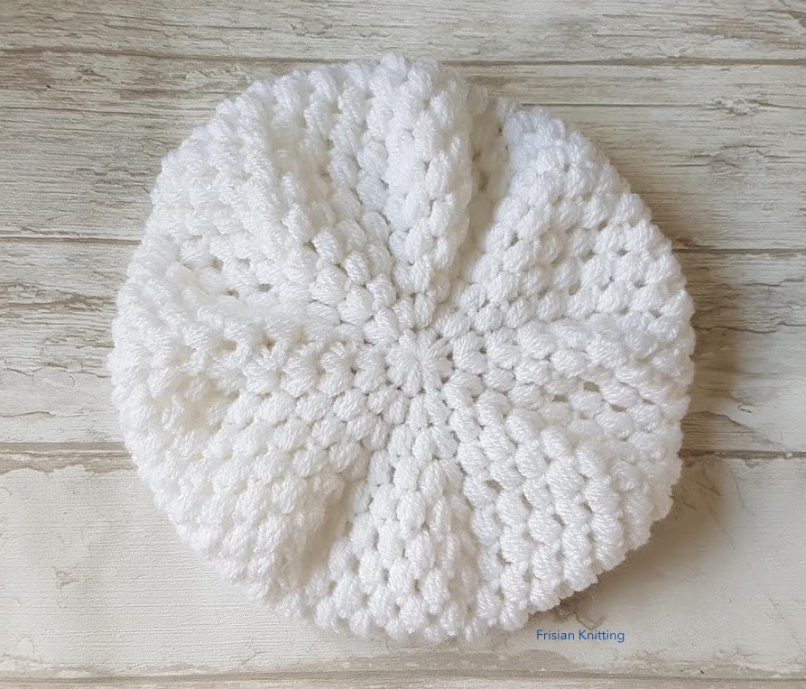 Baby Beret // Pattern Beret // Crochet Baby Hat // Baptize Beret ...