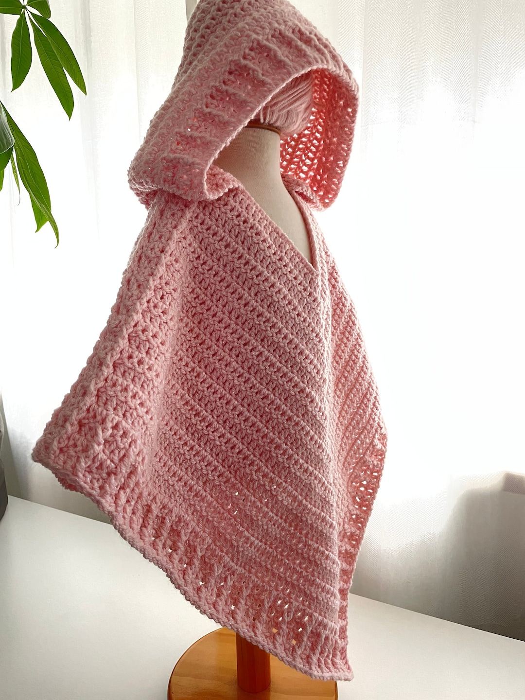 Pattern Hooded Poncho Kids // Chunky Poncho // Shawl Scarf Pattern ...