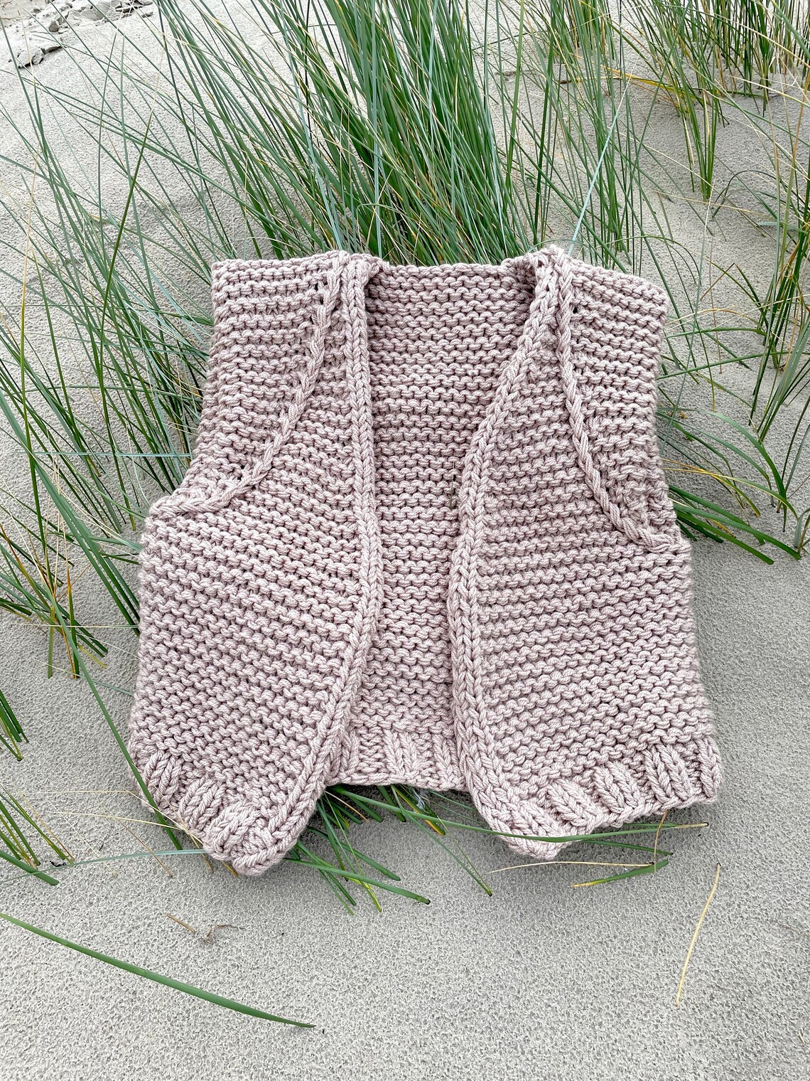 Pattern Knit Gilet 'skylge' // Waistcoat Knitting Pattern // Knit ...