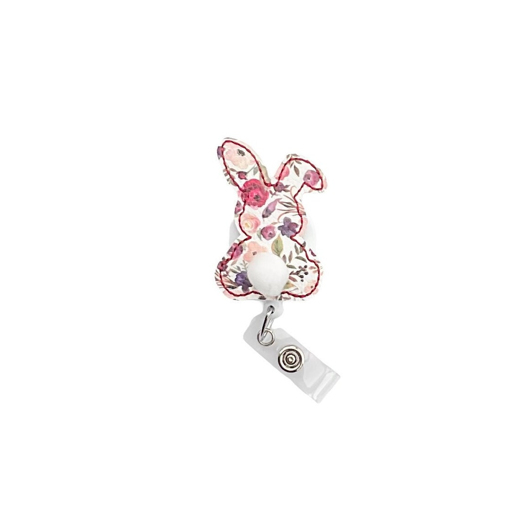 Bunny Rabbit Badge Reel Easter Badge Reel Retractable Badge - Etsy