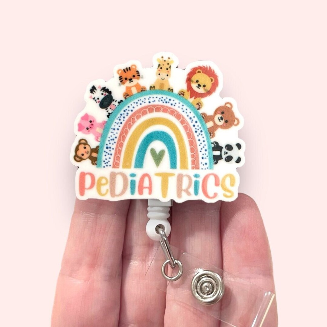 Pediatric Nurse Badge Reel, PICU Badge Reel, PEDS Badge Reel ...