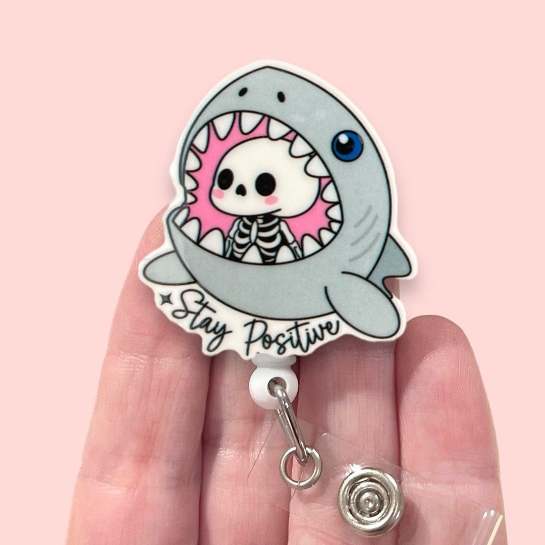Stay Positive Badge Reel, Funny Badge Reel, Positivity Badge Reel, ID ...
