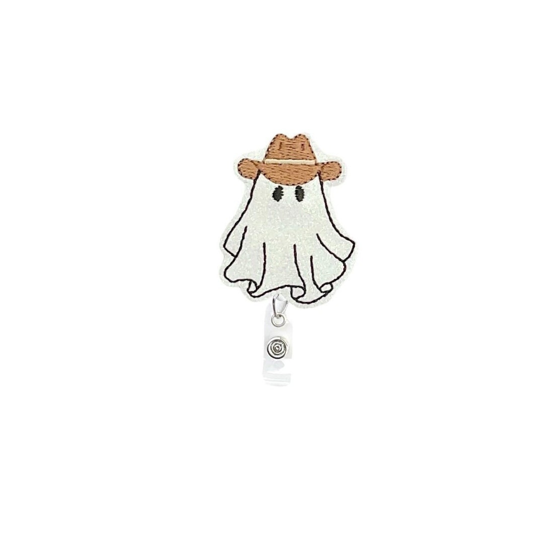 Cowboy Ghost Badge Reel, Western Ghost Badge Reel, Western Halloween ...