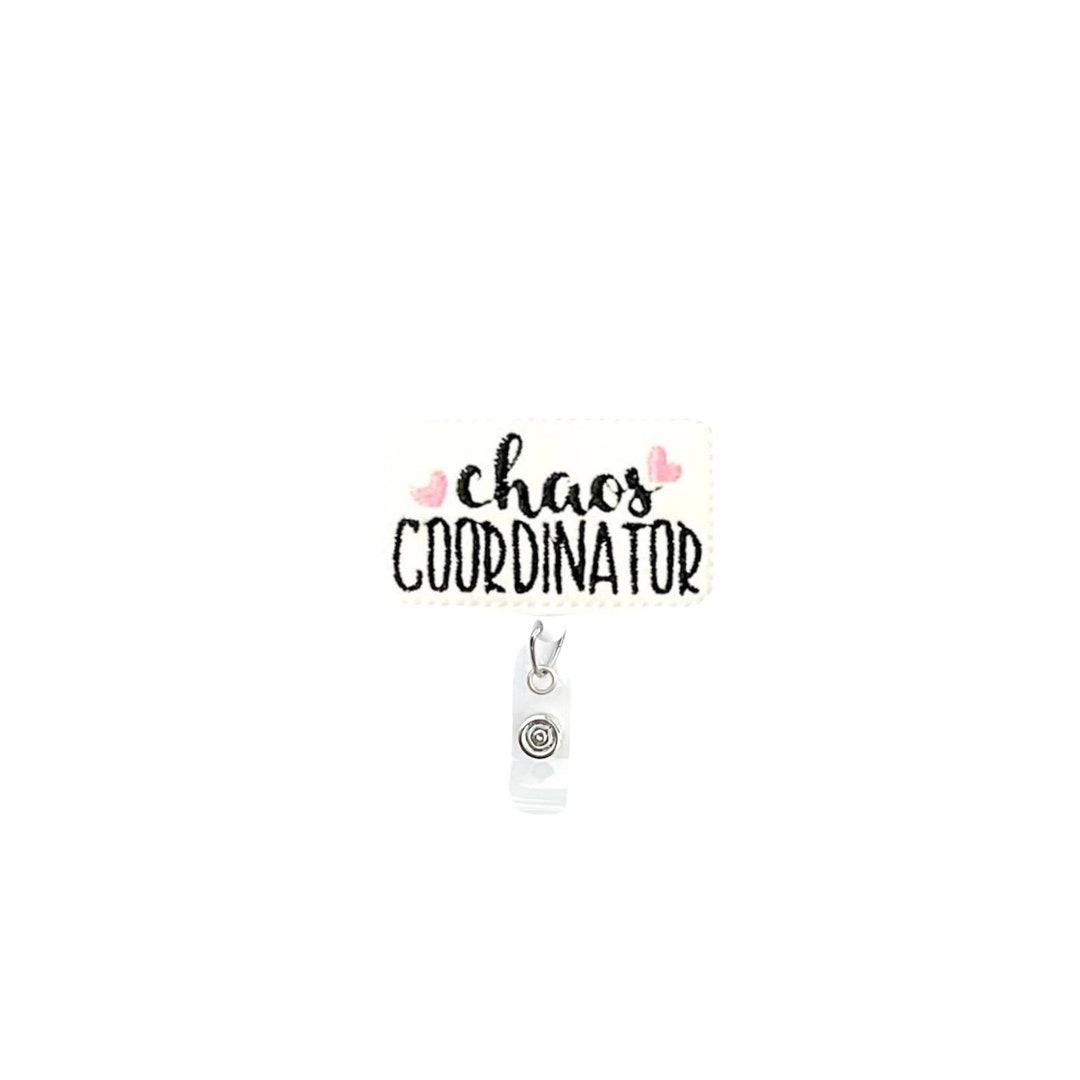 Chaos Coordinator Badge Reel, Retractable Badge Reel, Badge Reel Topper ...