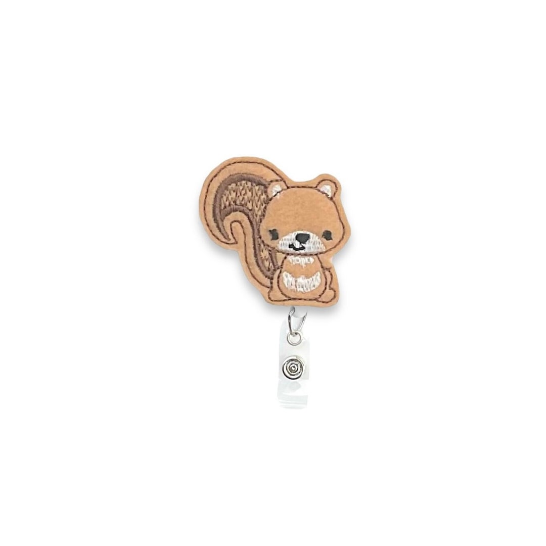 Squirrel Badge Reel, Retractable Badge Reel, Badge Reel Topper 987 - Etsy