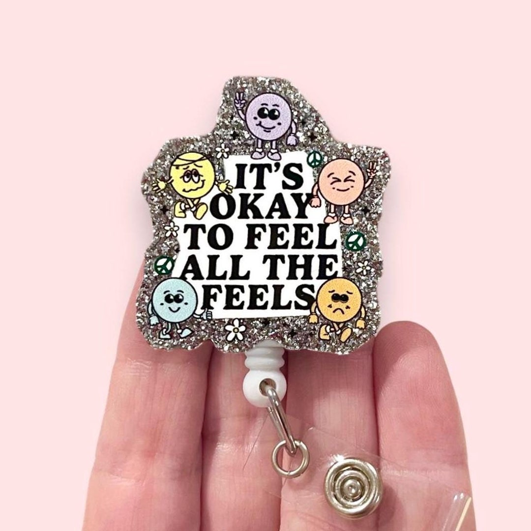Mental Health Badge Reel, Mental Health Awareness Badge Reel, ID Holder ...