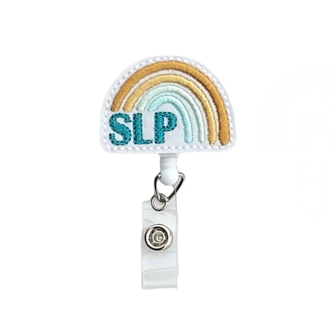 SLP Badge Reel Speech Language Pathologists Badge Reel - Etsy