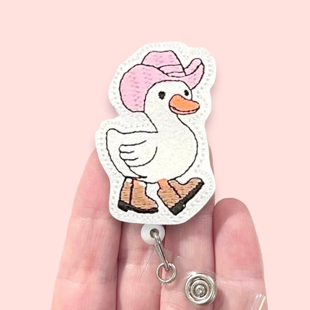 Silly Goose Badge Reel, Silly Western Goose Badge Reel, ID Holder ...