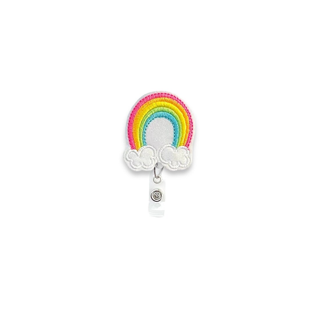 Rainbow Badge Reel, Rainbow Badge Reel, Retractable Badge Reel, Badge ...