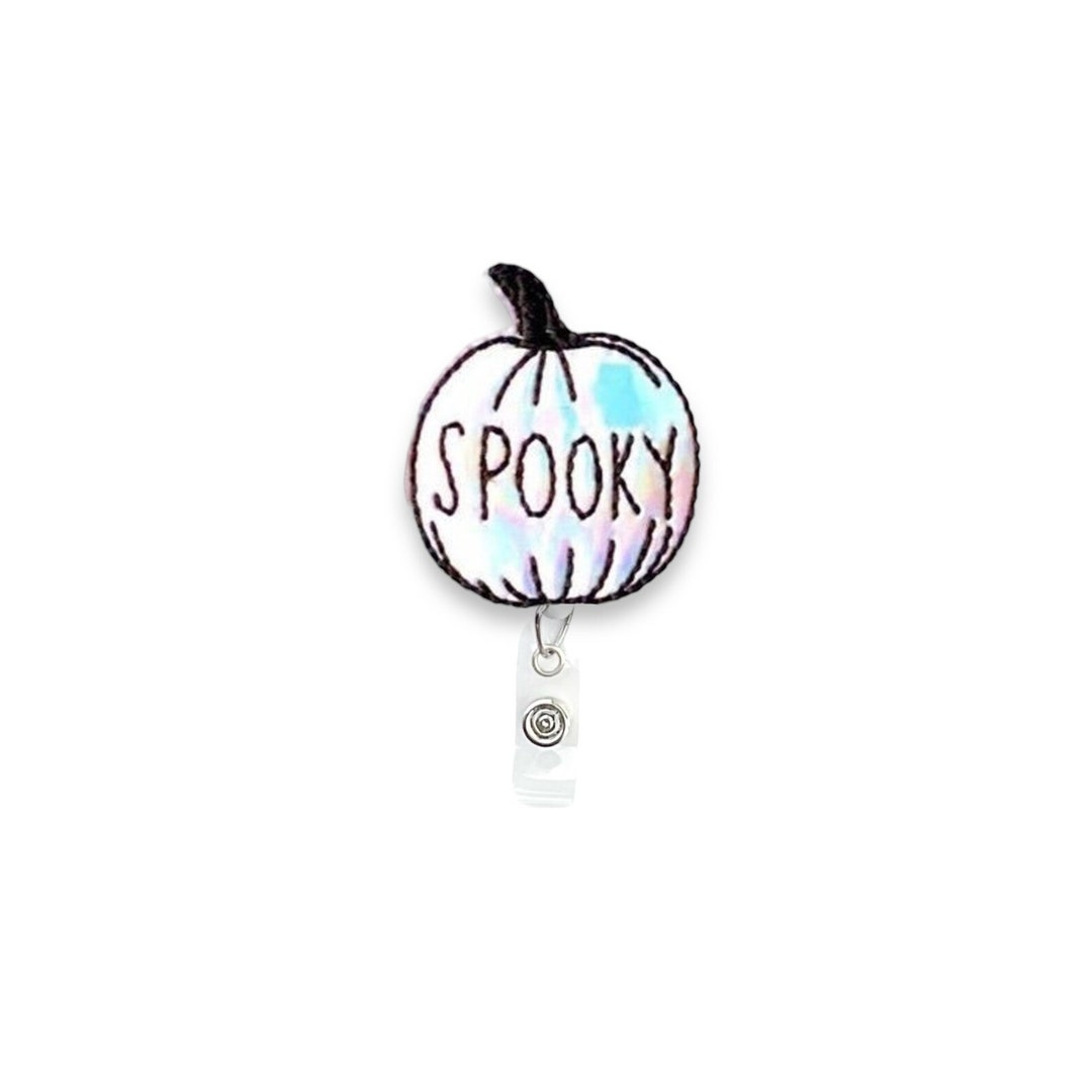 Halloween Spooky Pumpkin Badge Reel, Halloween Badge Reel, Spooky Badge ...