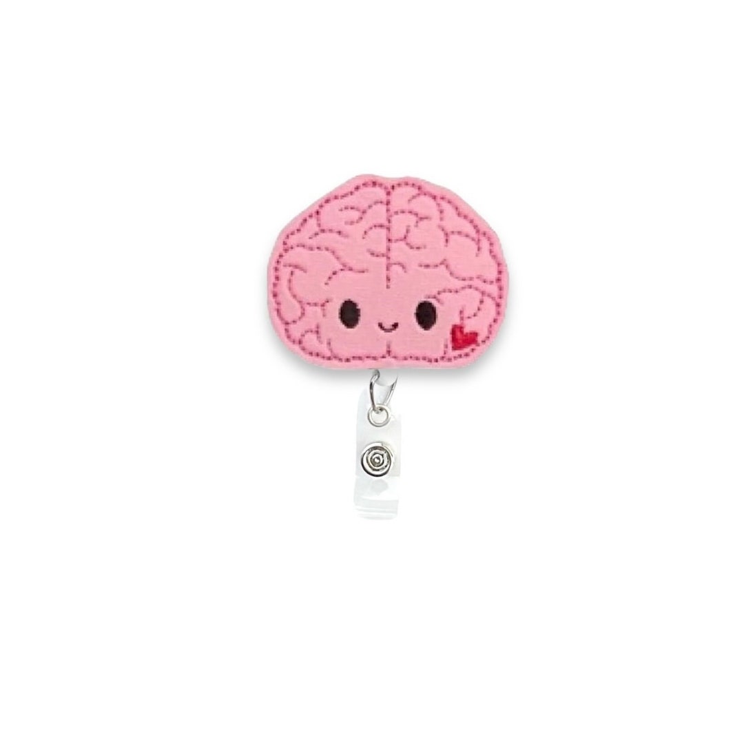 Brain Badge Reel, Neuro Badge Reel, Neurology Badge Reel, Retractable ...