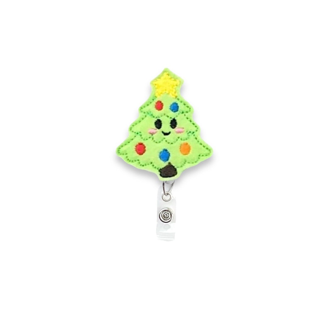 Christmas Tree Badge Reel, Christmas Badge Reel, Retractable Badge Reel ...