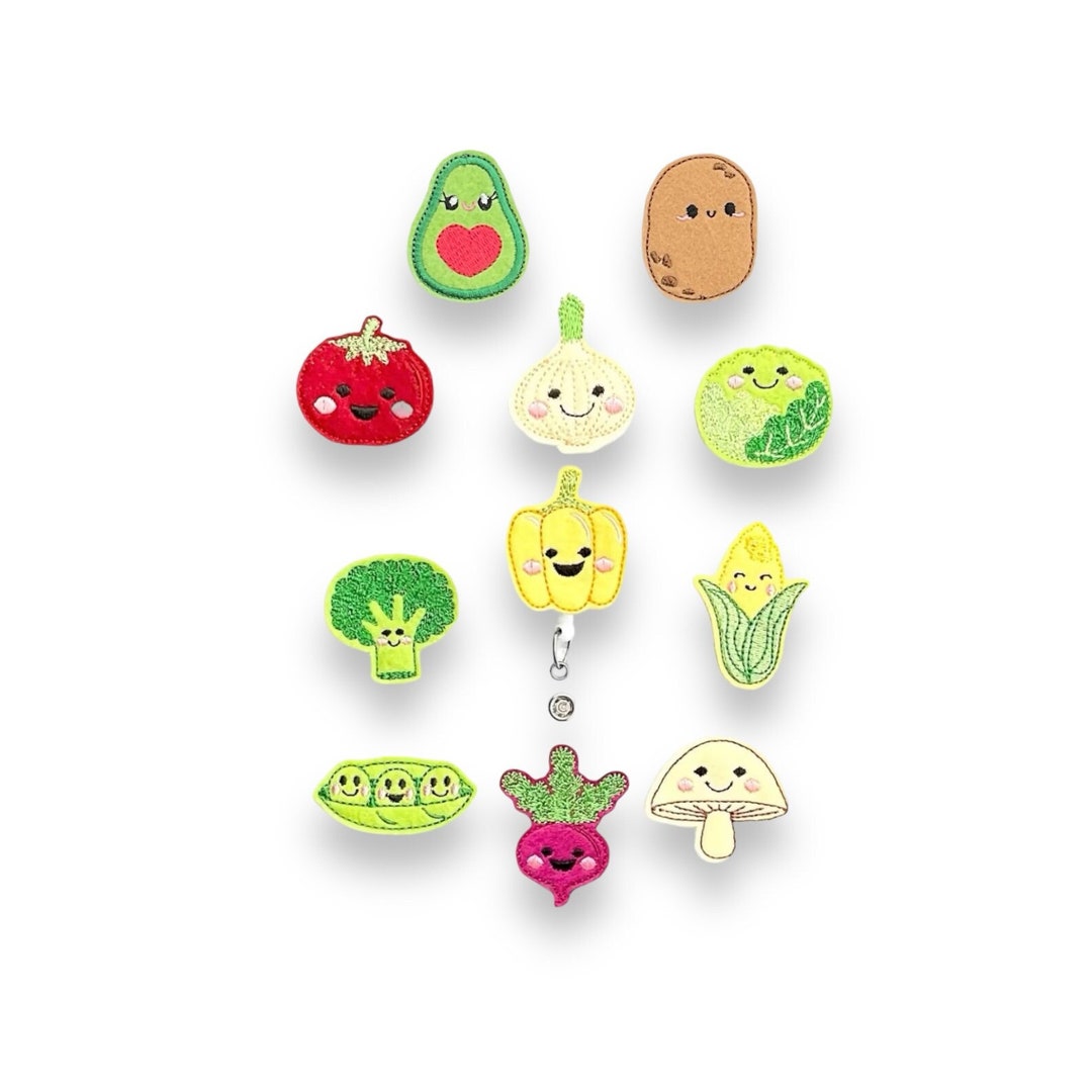Vegetable Badge Reel, Nutritionist Badge Reel, Dietitian Badge Reel ...