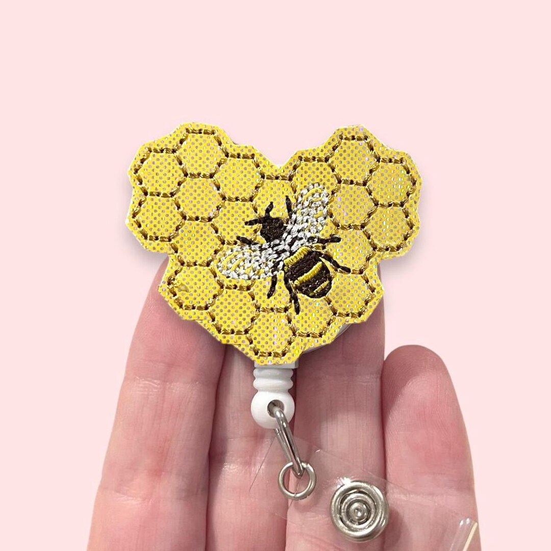 Honey Bee Badge Reel, Bumble Bee Badge Reel, Bee Badge Reel ...